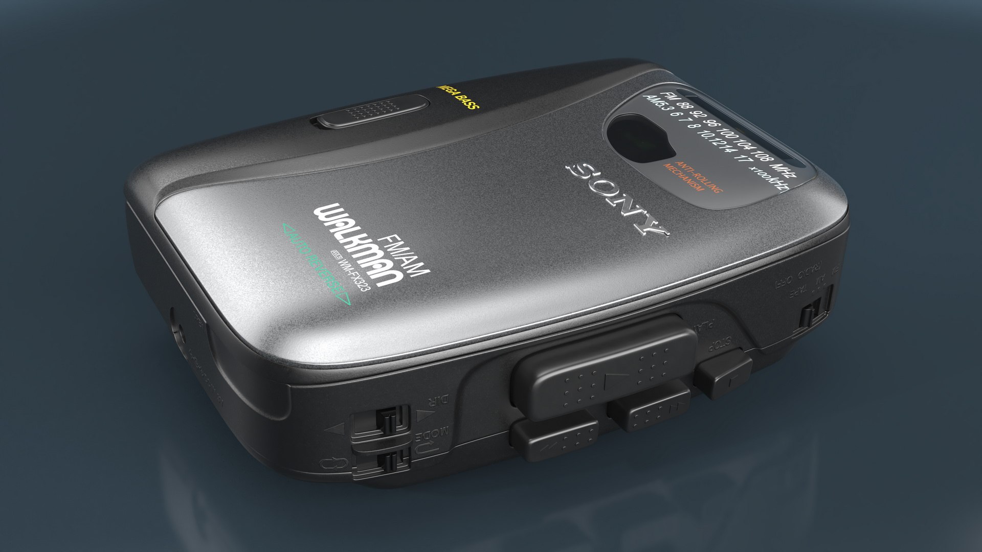 Classic Portable Music Player Sony Walkman 3D Model - TurboSquid 2317737