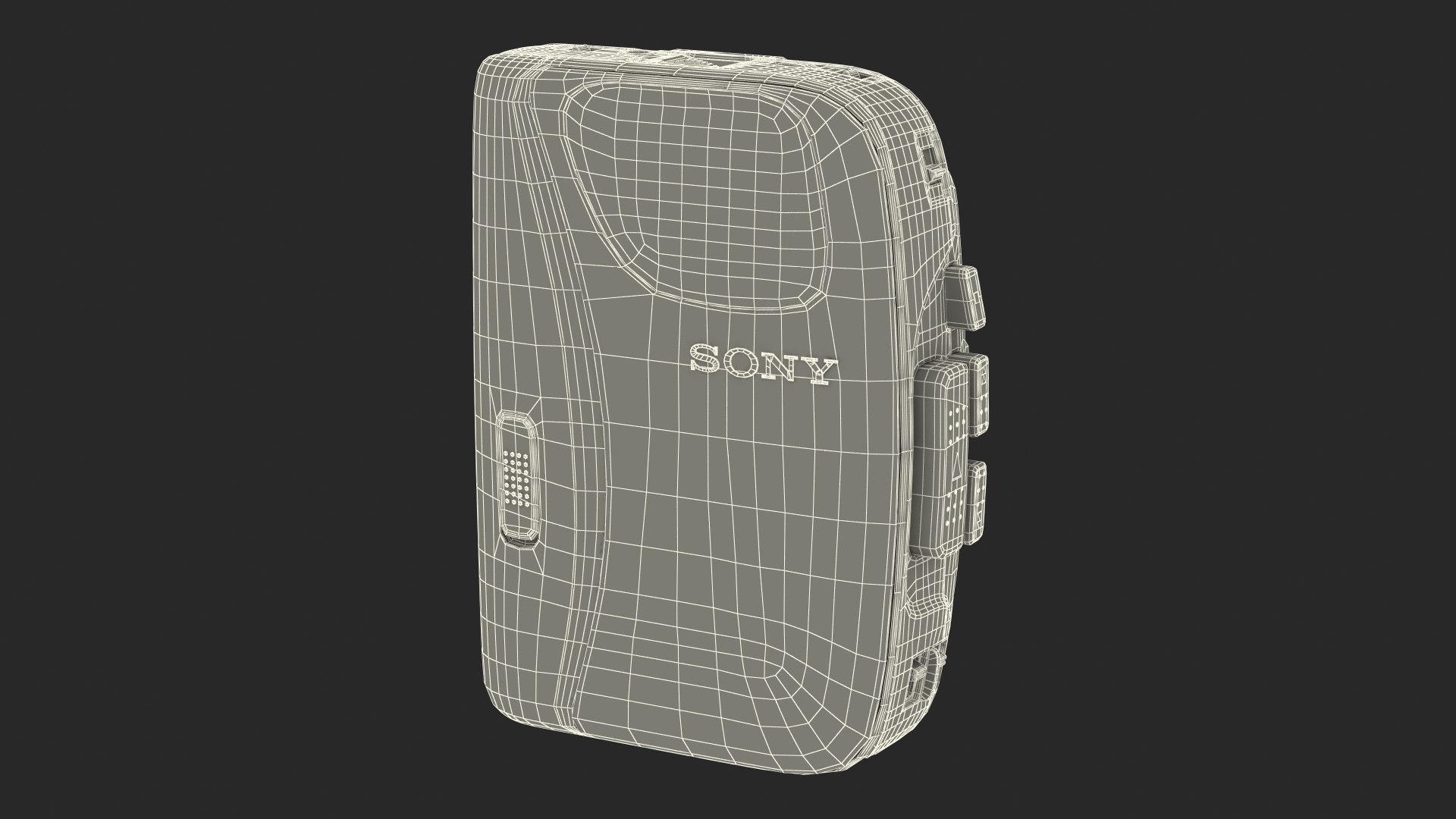 Classic Portable Music Player Sony Walkman 3D Model - TurboSquid 2317737