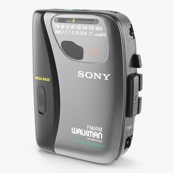 modelo 3d Reproductor de música portátil clásico Sony Walkman ...