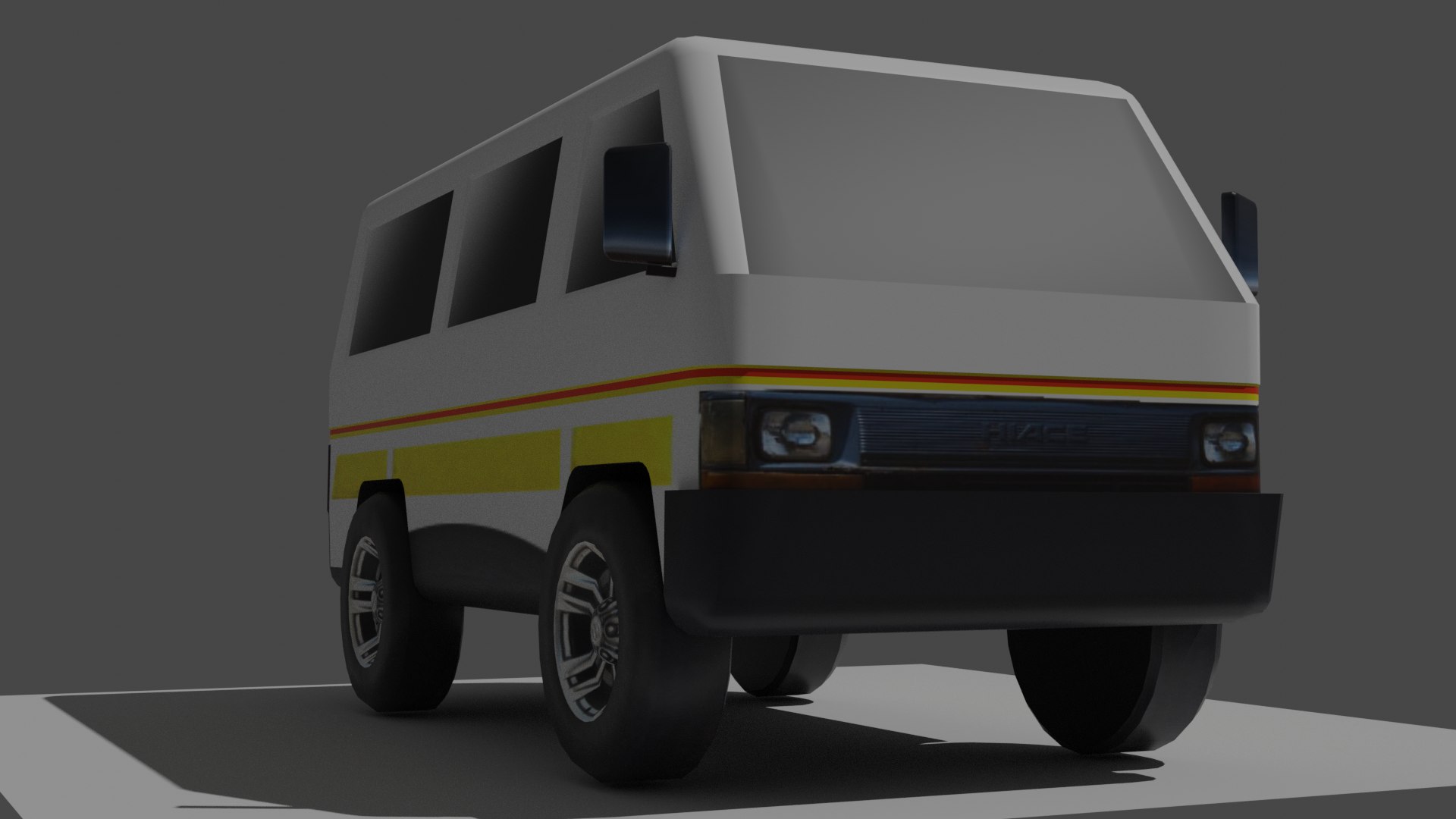 3D Nissan Van Matatu Low-Poly Model - TurboSquid 1976843