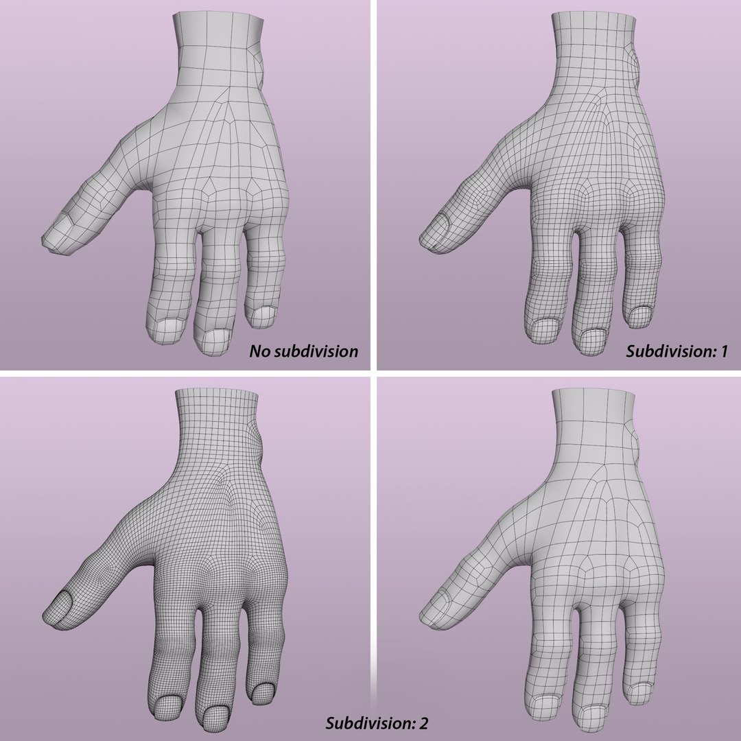 Creature Hand 3d Max