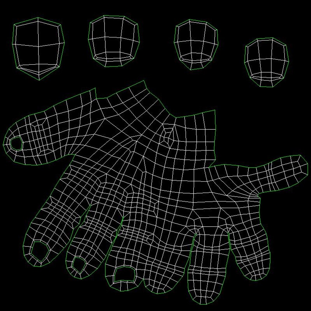 Creature Hand 3d Max