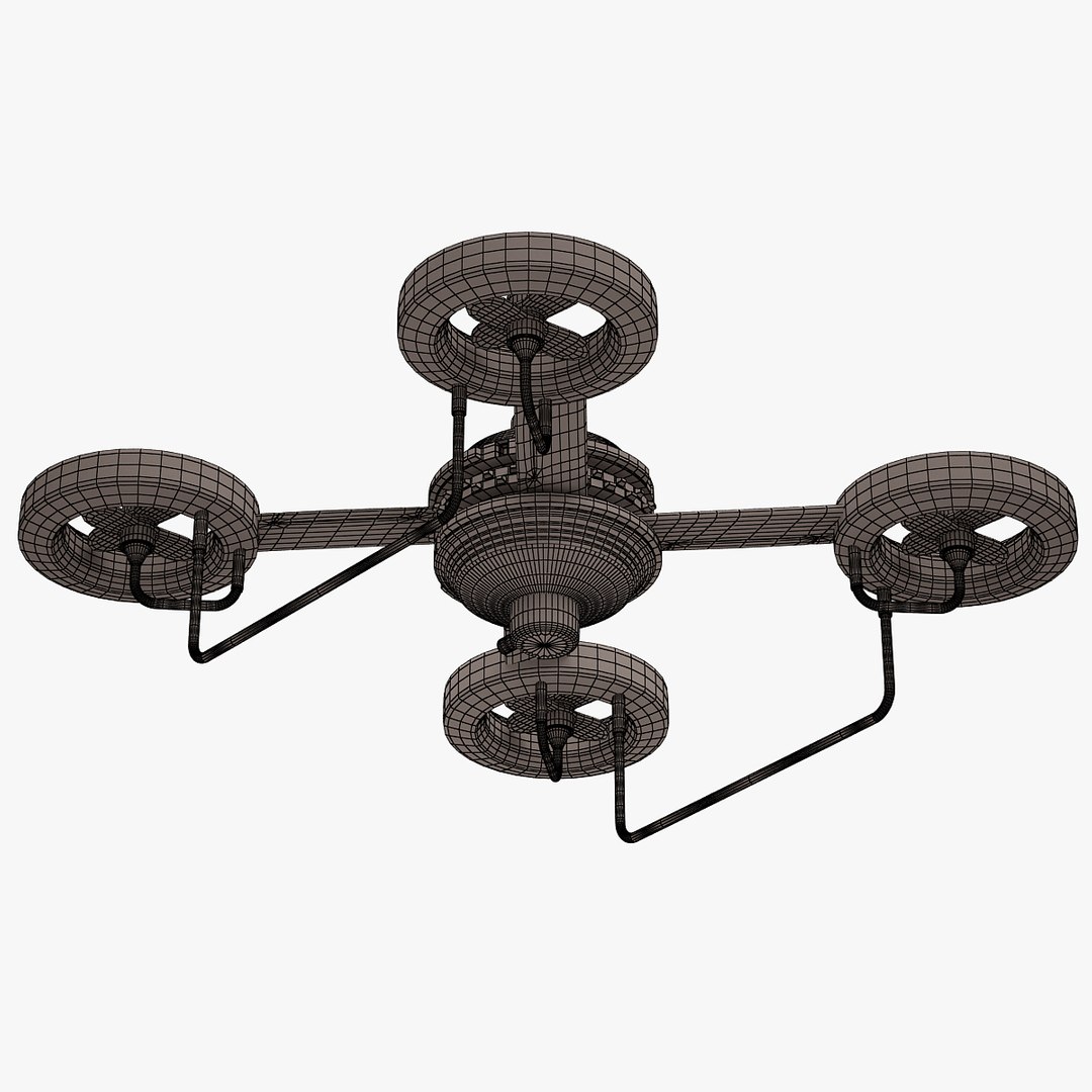 Quad Copter Concept 3d Model