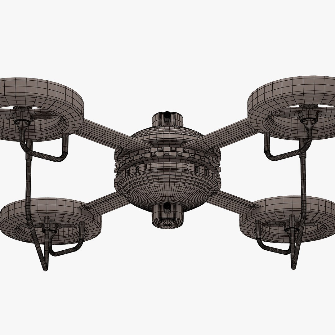 Quad Copter Concept 3d Model