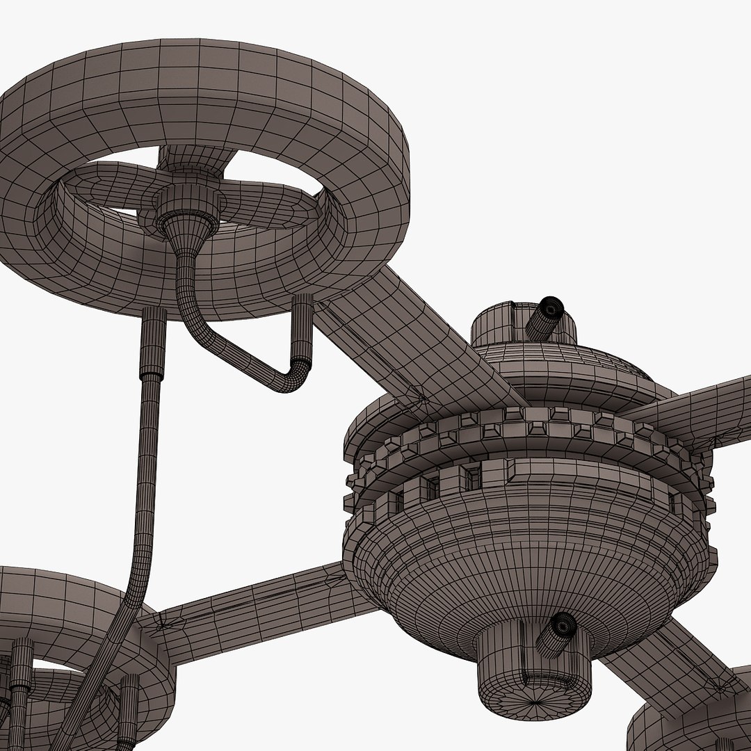Quad Copter Concept 3d Model