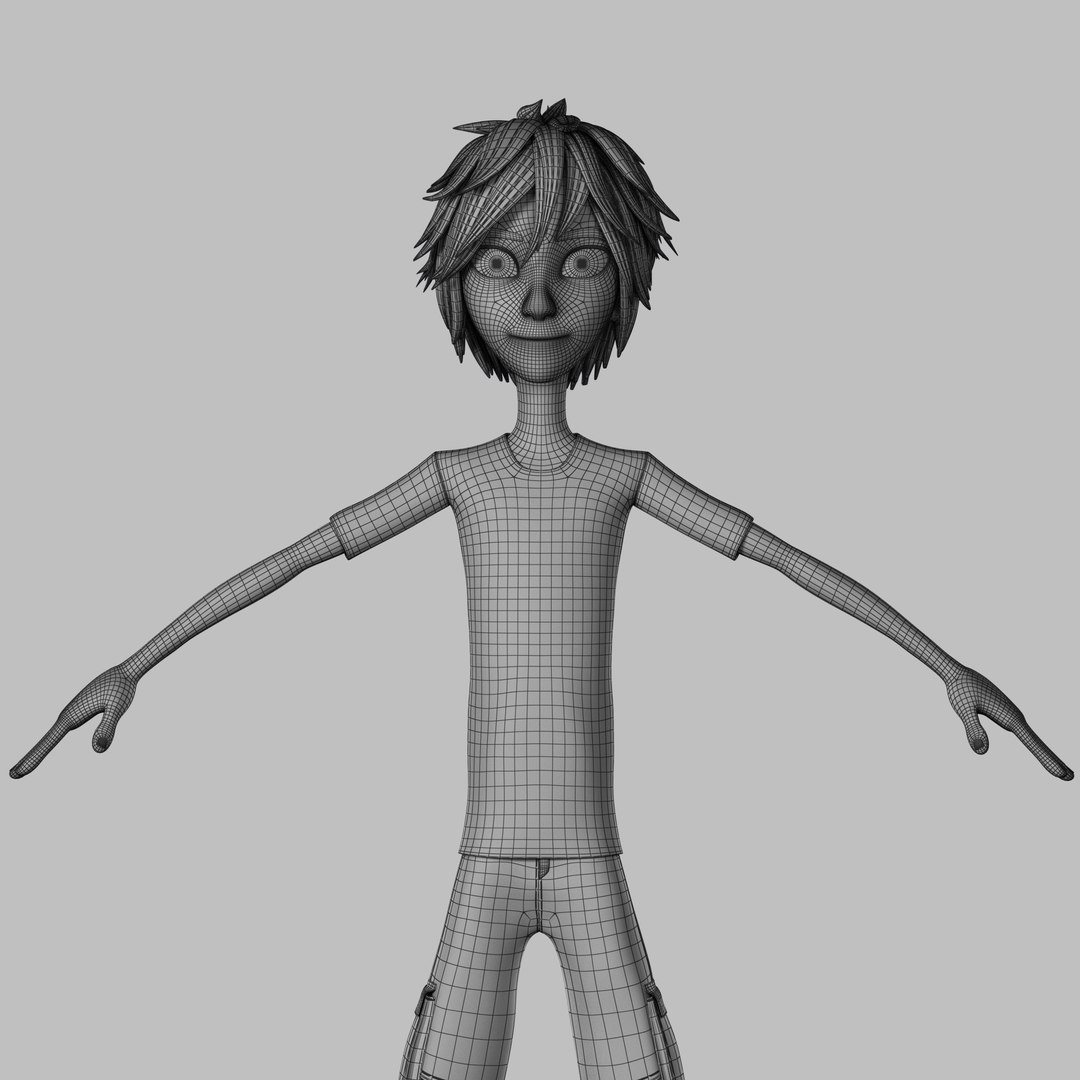 Cartoon Boy Hiro Hamada 3D Model - TurboSquid 1740216