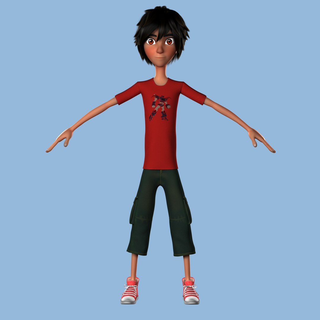 Cartoon Boy Hiro Hamada 3D Model - TurboSquid 1740216