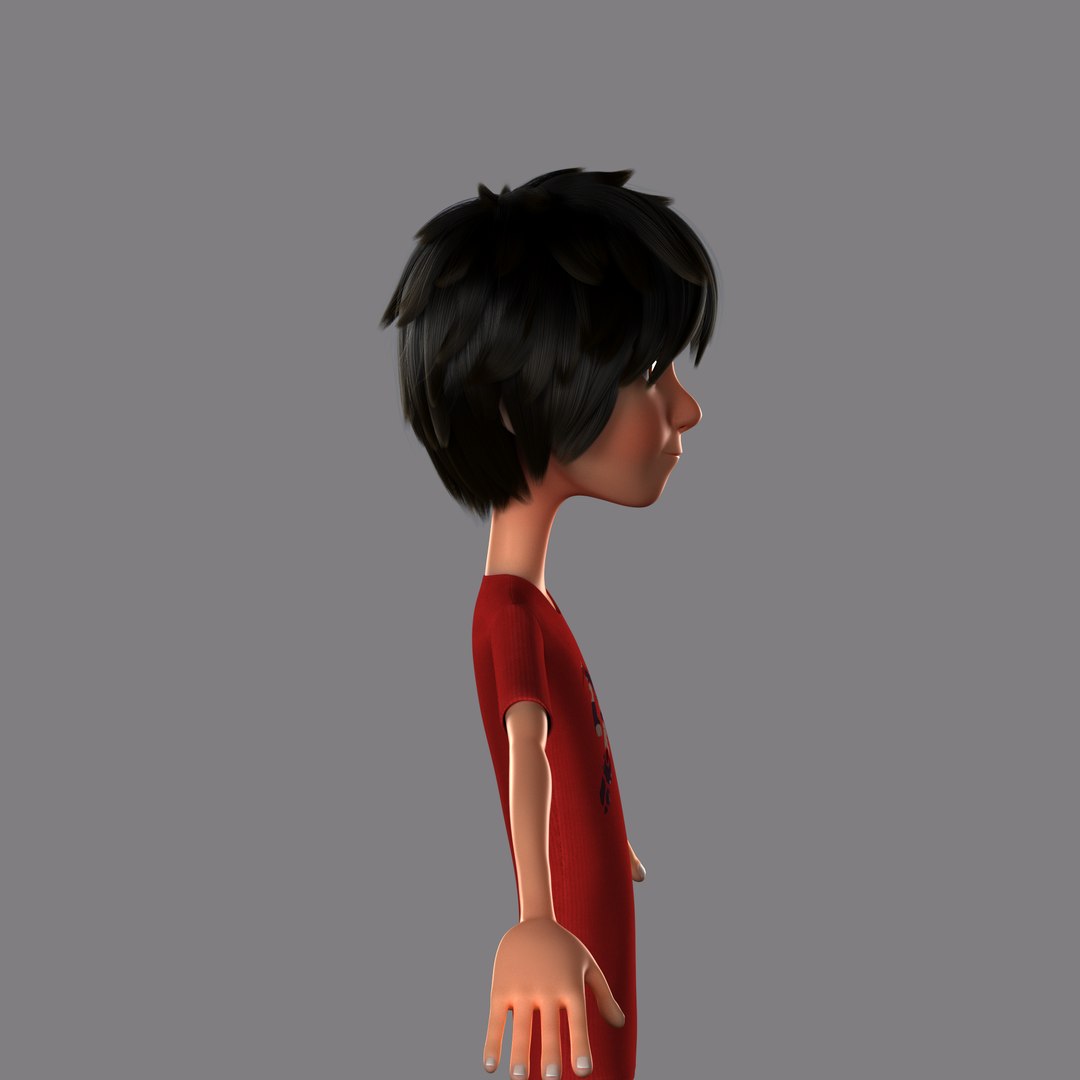 Cartoon Boy Hiro Hamada 3D Model - TurboSquid 1740216
