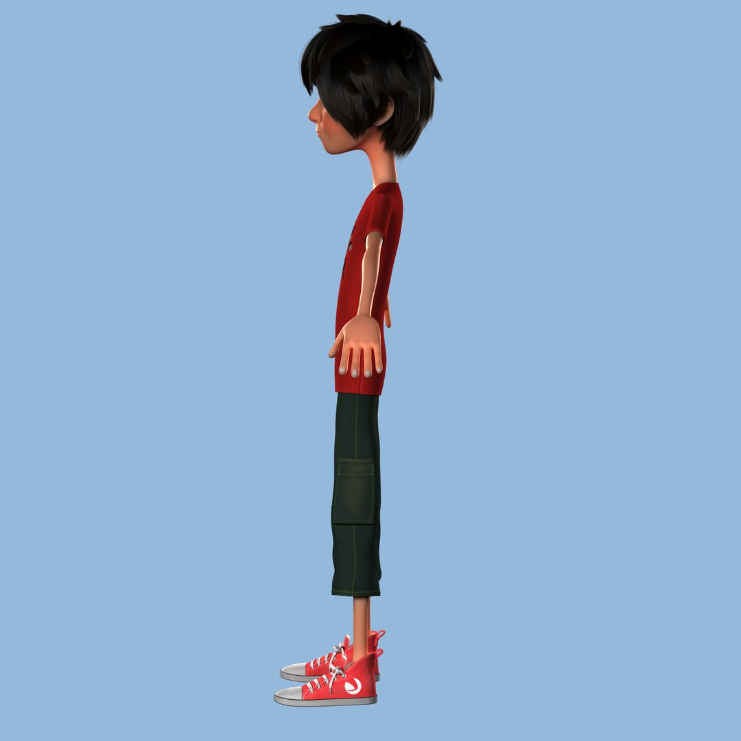 Cartoon Boy Hiro Hamada 3D Model - TurboSquid 1740216