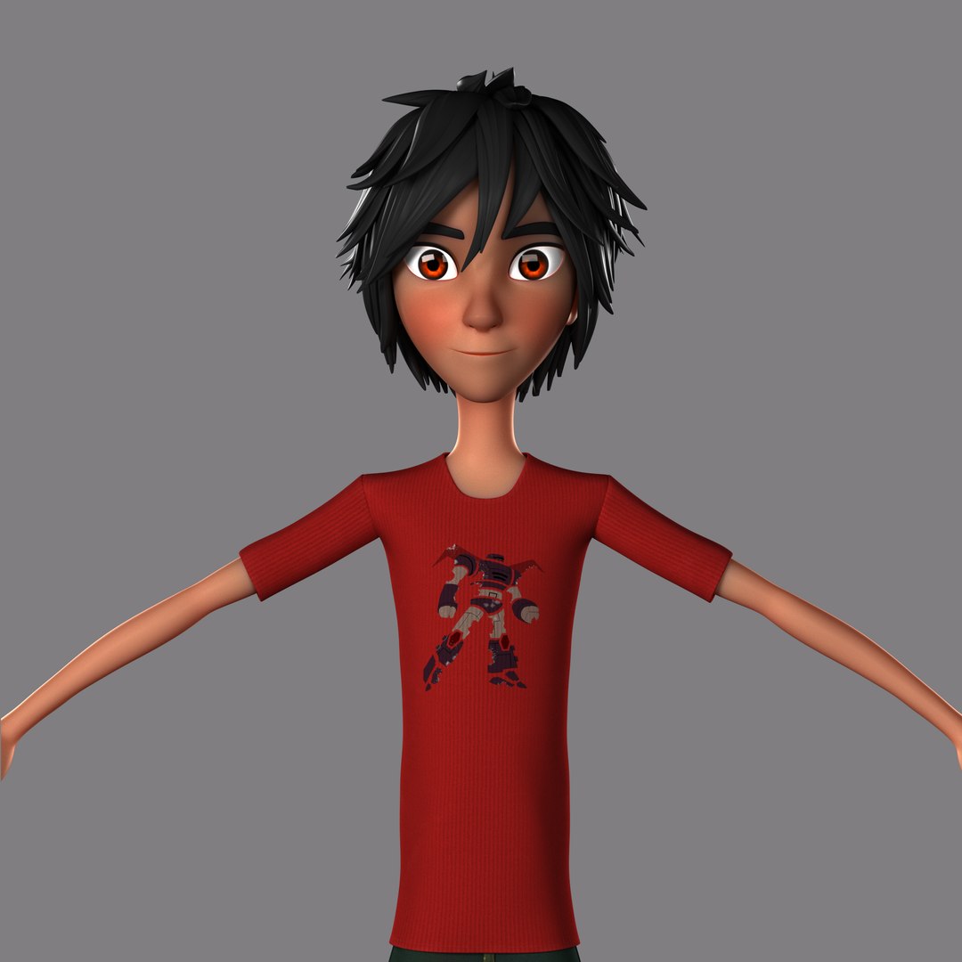 Cartoon Boy Hiro Hamada 3D Model - TurboSquid 1740216