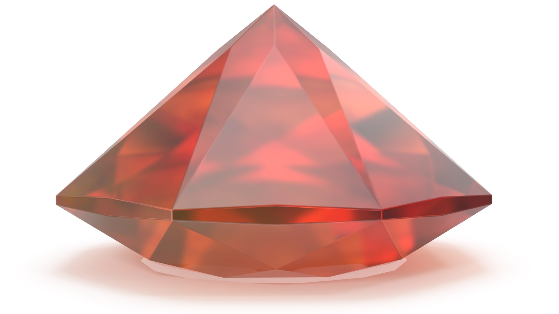 Single Cut Amber 3D - TurboSquid 1837062
