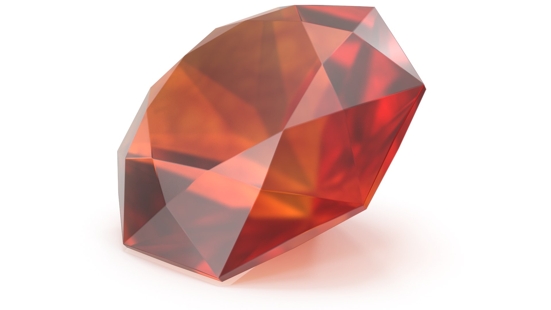 Single Cut Amber 3D - TurboSquid 1837062