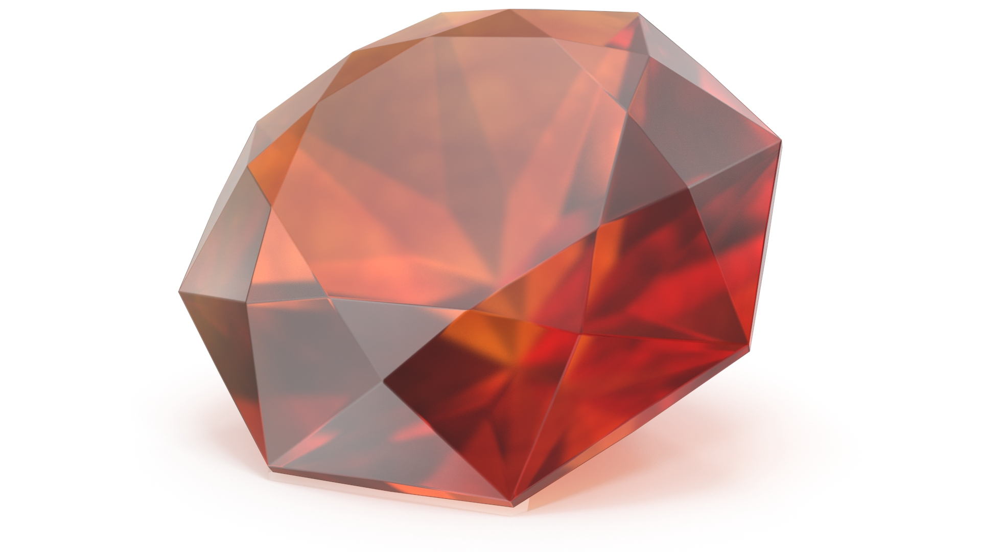 Single Cut Amber 3D - TurboSquid 1837062