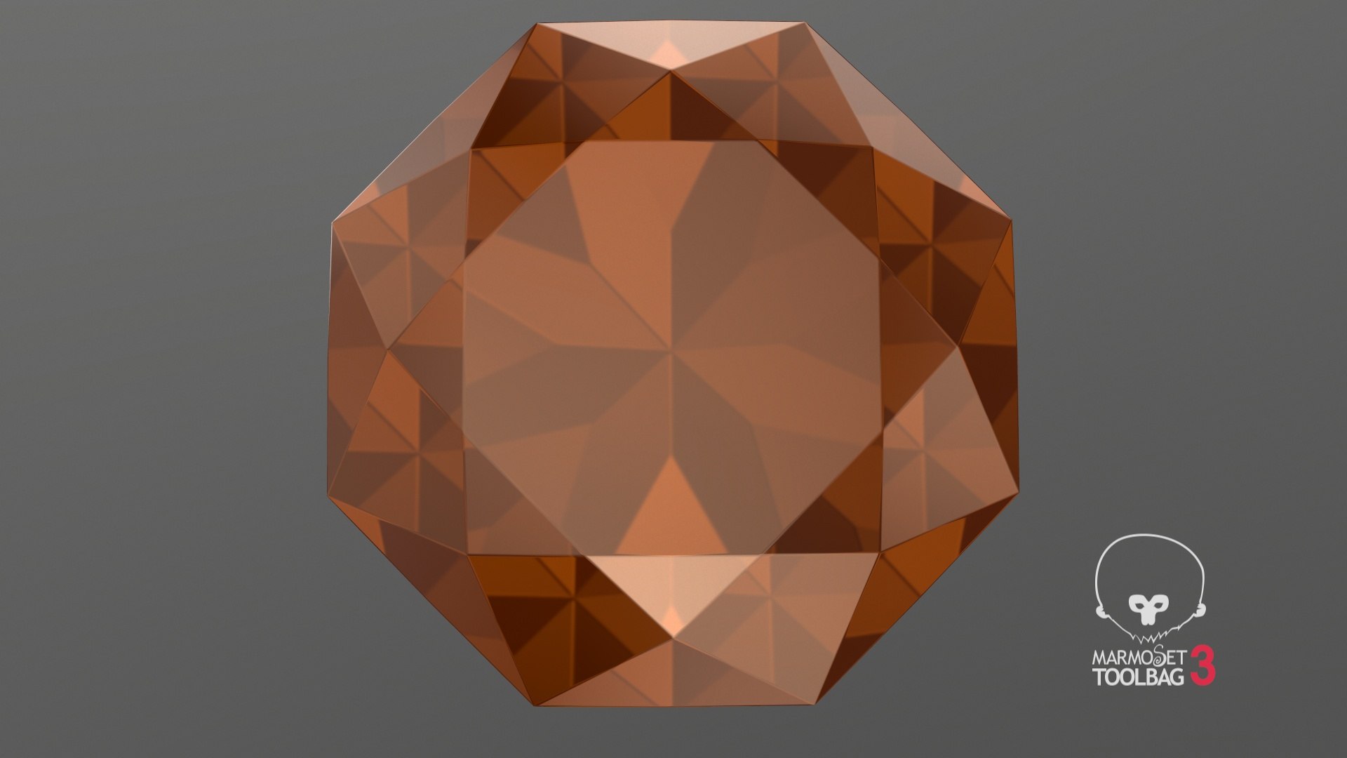 Single Cut Amber 3D - TurboSquid 1837062