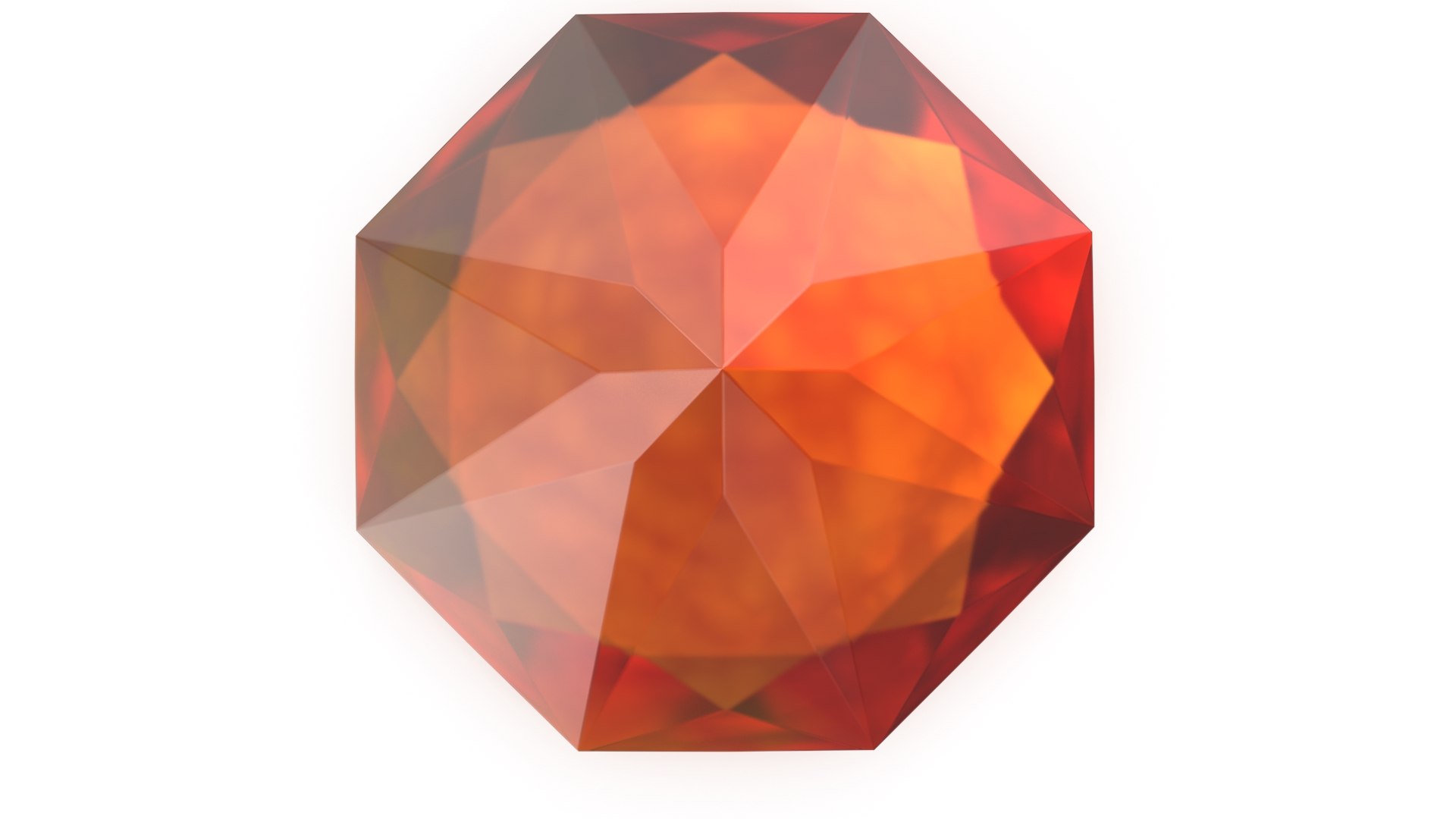 Single Cut Amber 3D - TurboSquid 1837062