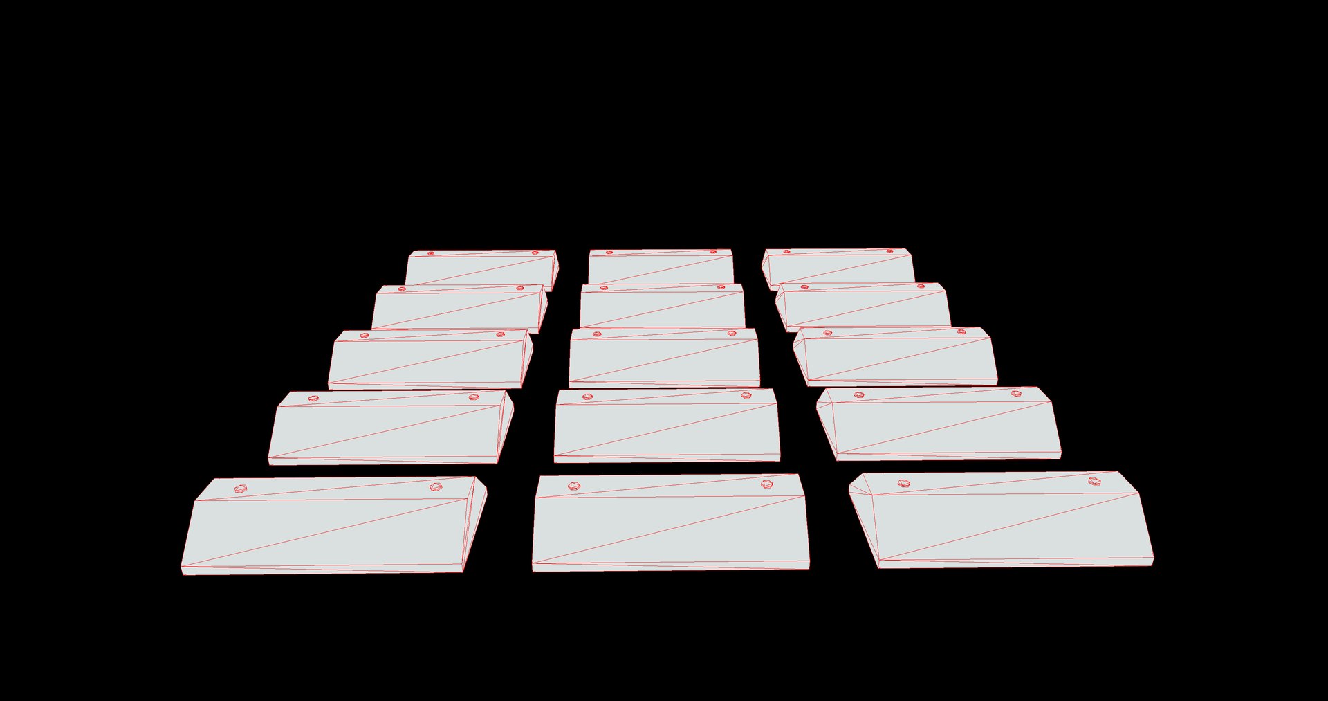 Concrete traffic lane separator 3D model - TurboSquid 1355735