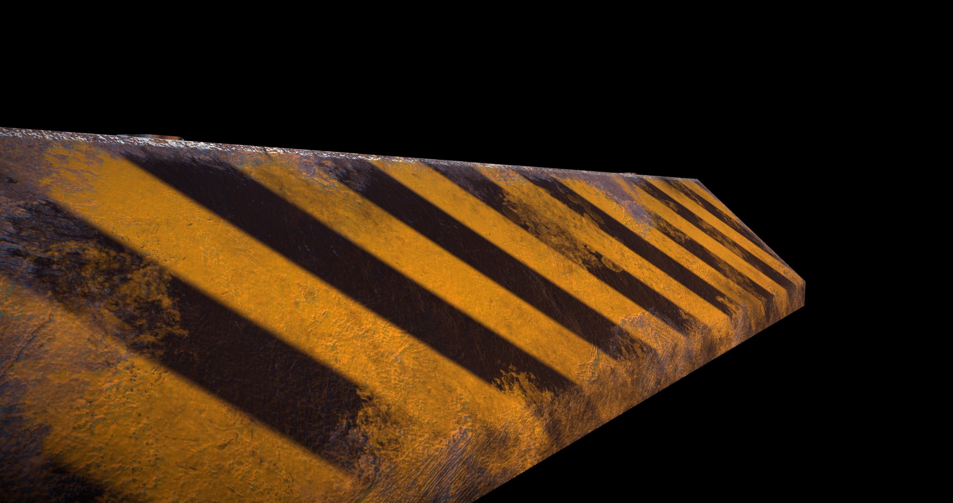 Concrete traffic lane separator 3D model - TurboSquid 1355735