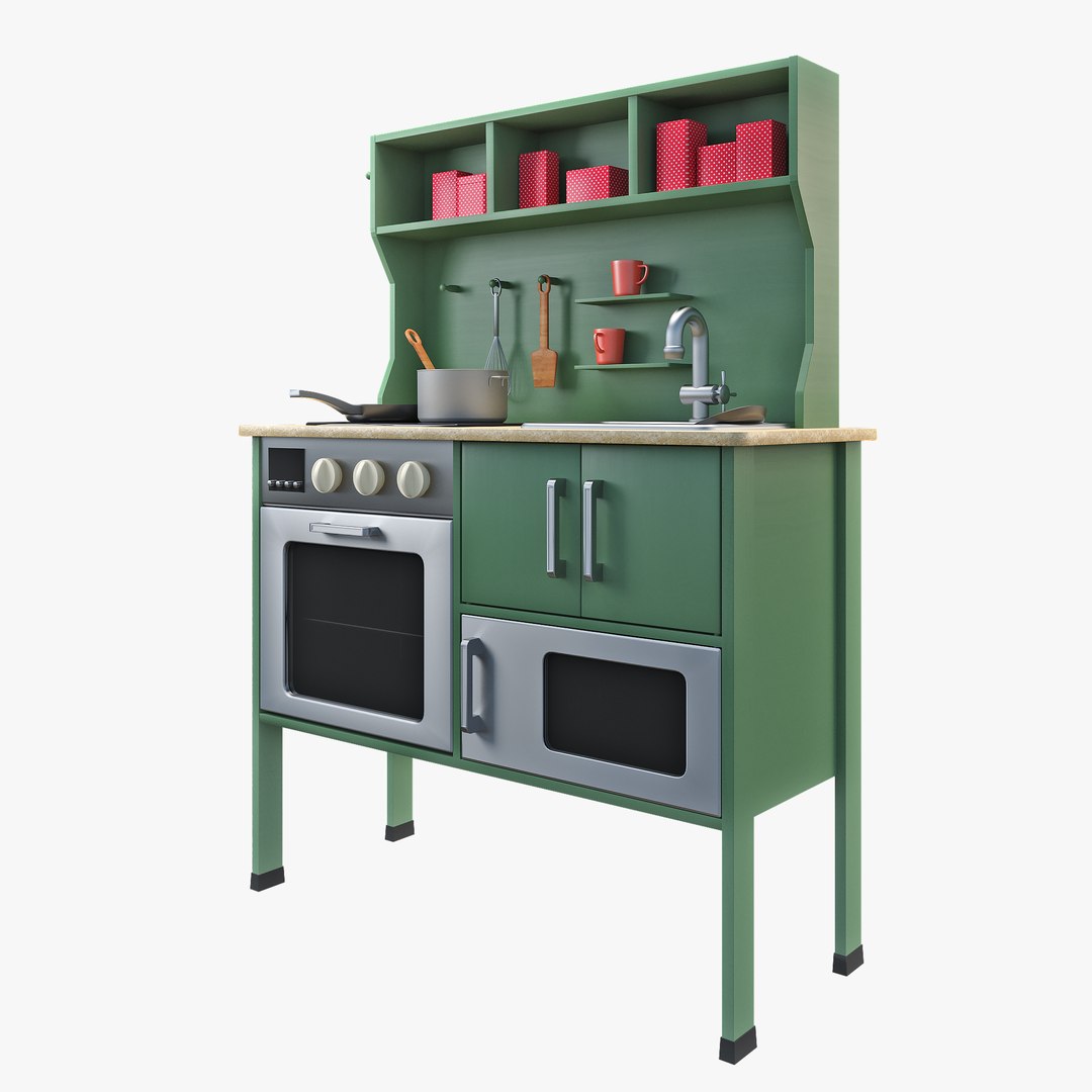 Toy Kitchen 3D - TurboSquid 2154169