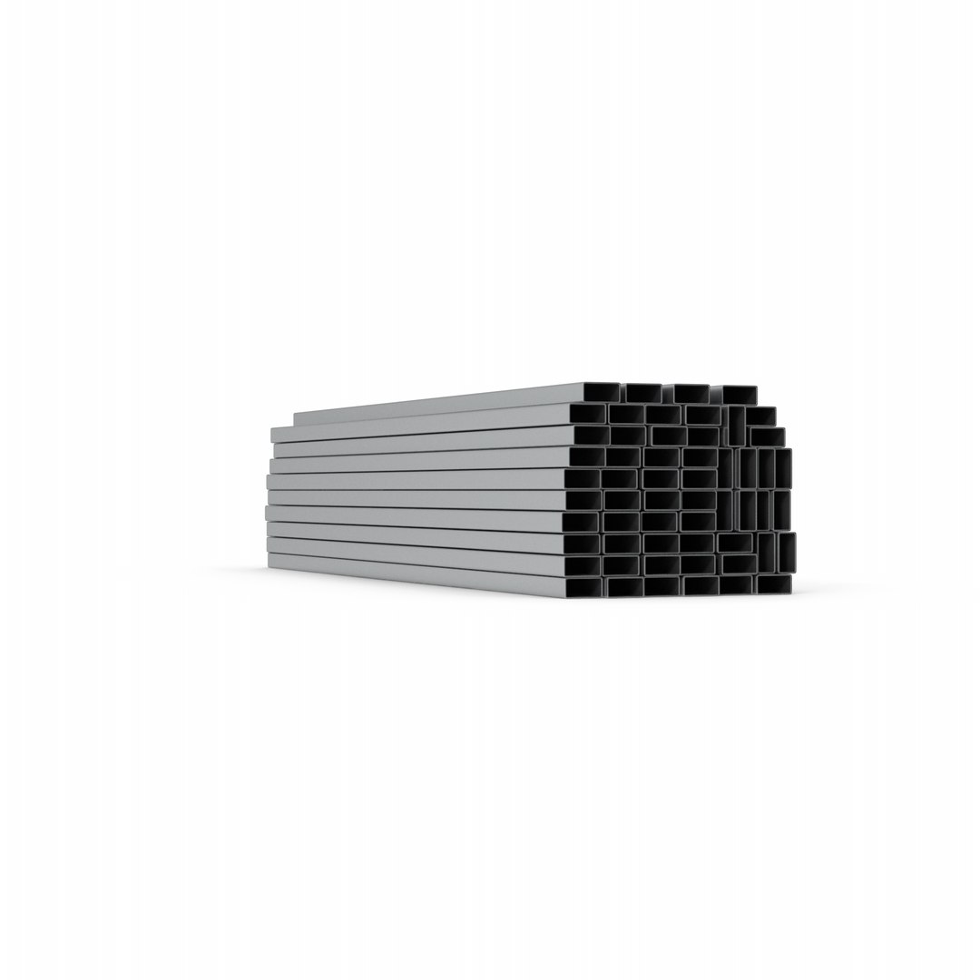 Stack Of Metal Bars 3D Model - TurboSquid 2088103