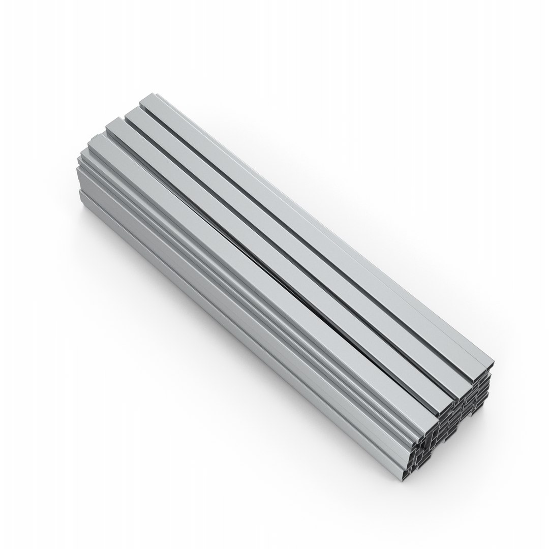 Stack Of Metal Bars 3D Model - TurboSquid 2088103