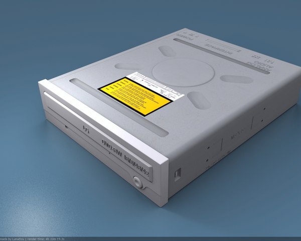 3d medium dvd-rw model