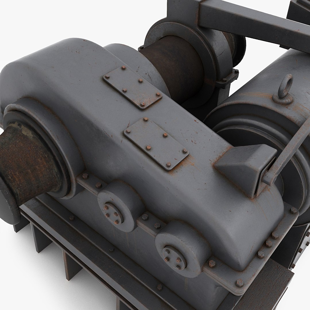 Windlass Modelled V-ray 3d 3ds