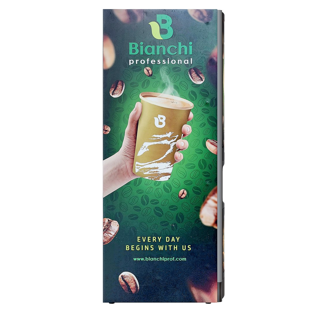 3D Model Vending Coffee Machine. Terminal. Bianchi - TurboSquid 1857423