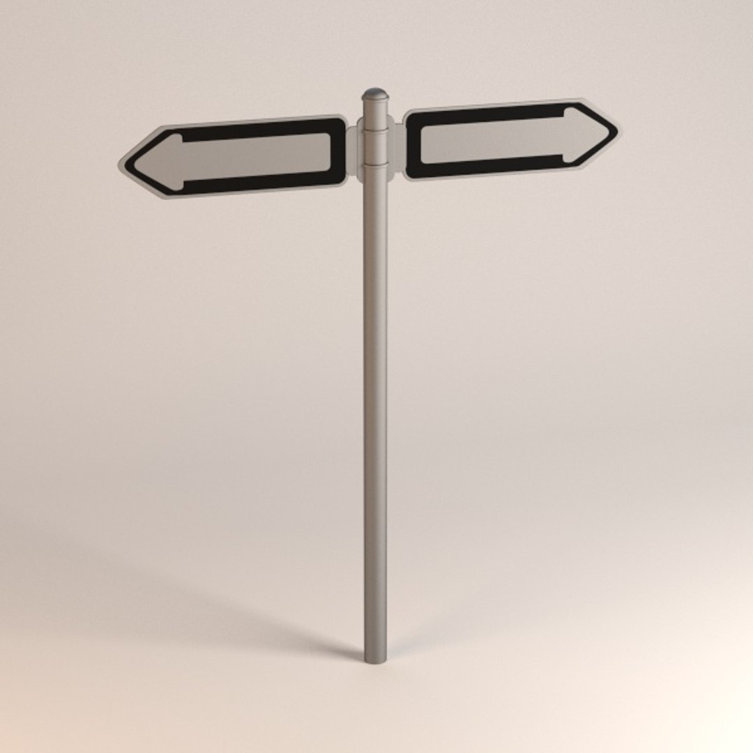 3d traffic sign model