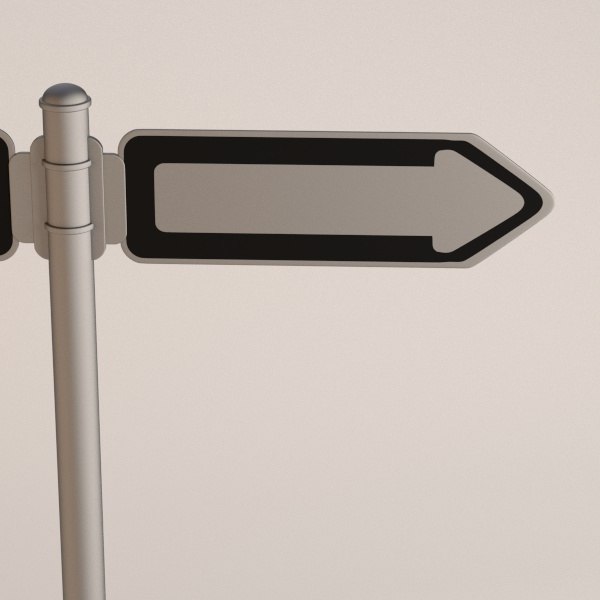 3d traffic sign model