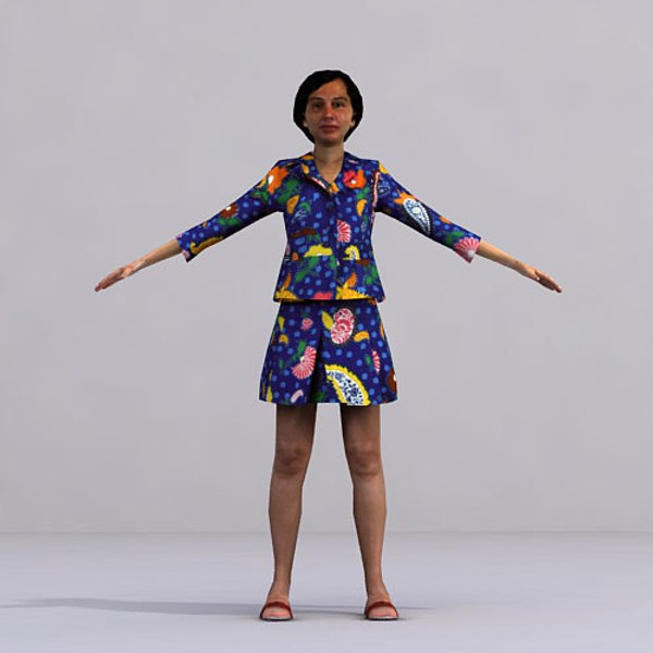 axyz rigged characters 3d max