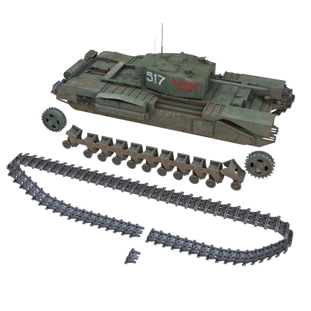 3D model churchill mk iii - - TurboSquid 1272117