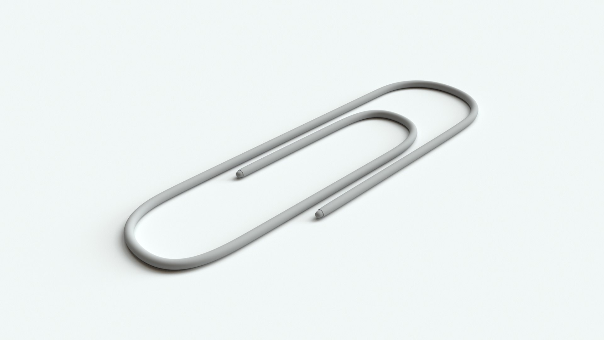 Plastic Coated Paperclip - 3D Asset 3D model - TurboSquid 1898470