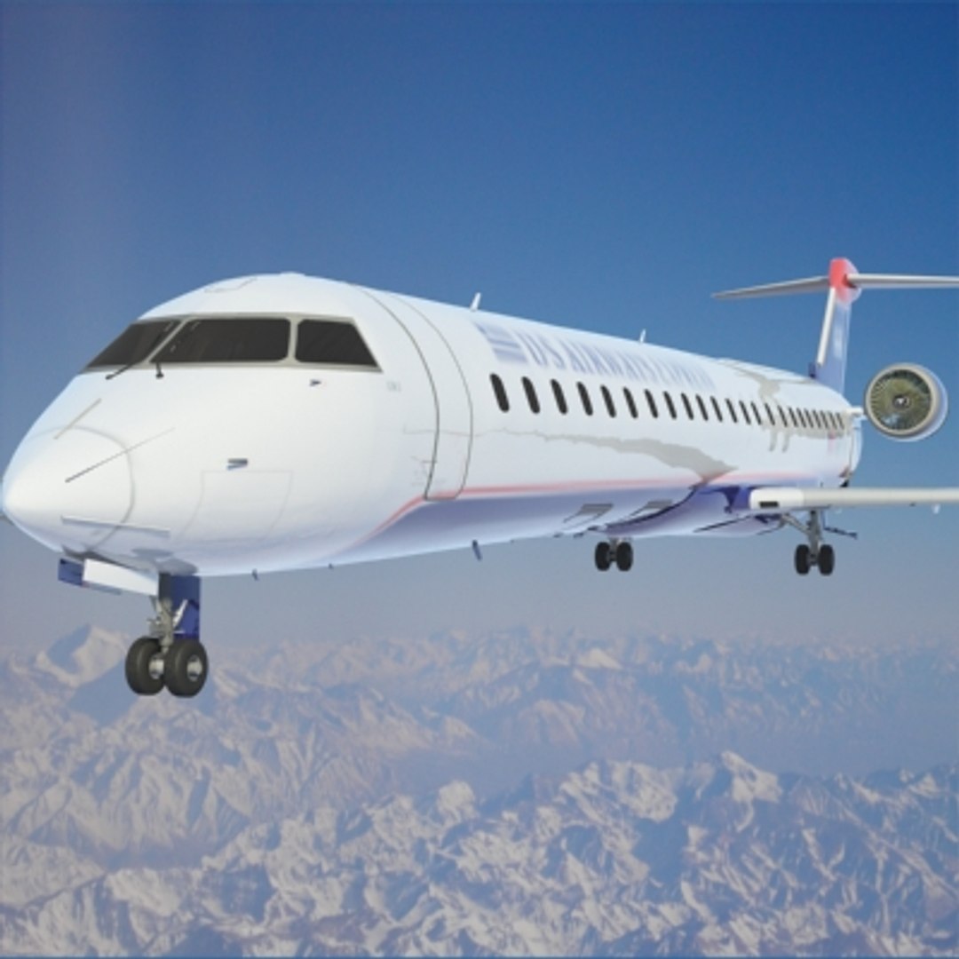 3d model crj 900 airways crj900
