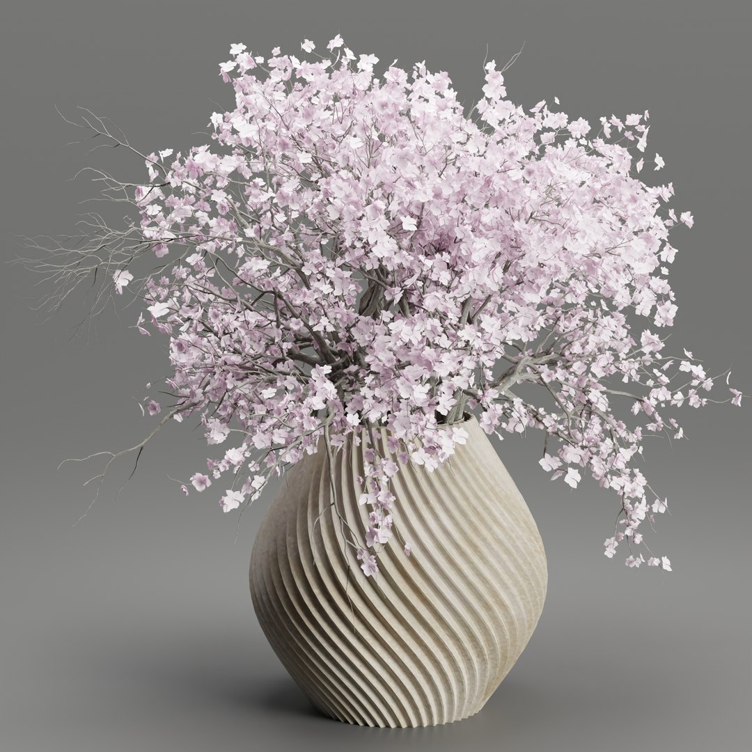 3D Bouquet in vase vol 149-Blender model - TurboSquid 2150059