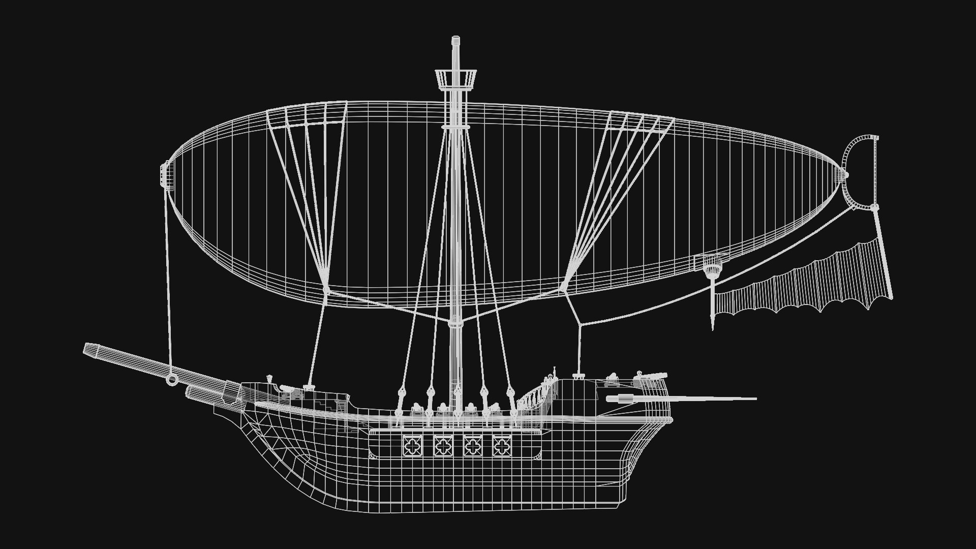 3D Air Baloon Ship - TurboSquid 2047377