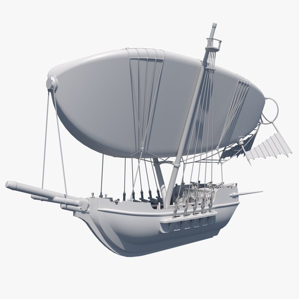Air baloon ship 3D 모델 - TurboSquid 2047377