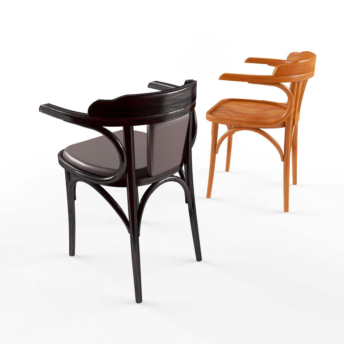 viennese chair 3d 3ds