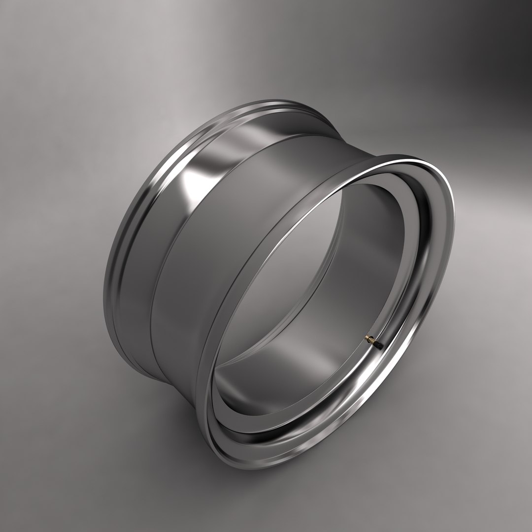 3d model alloy wheel ring