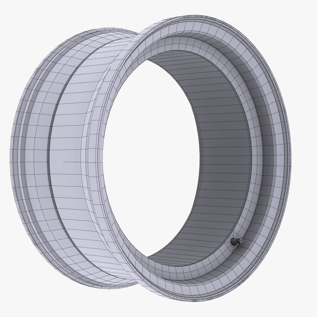 3d model alloy wheel ring