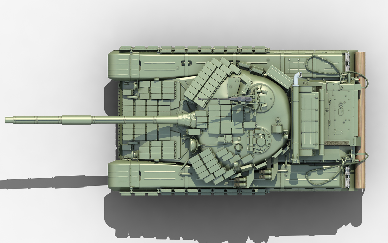 3d tank t-64 model
