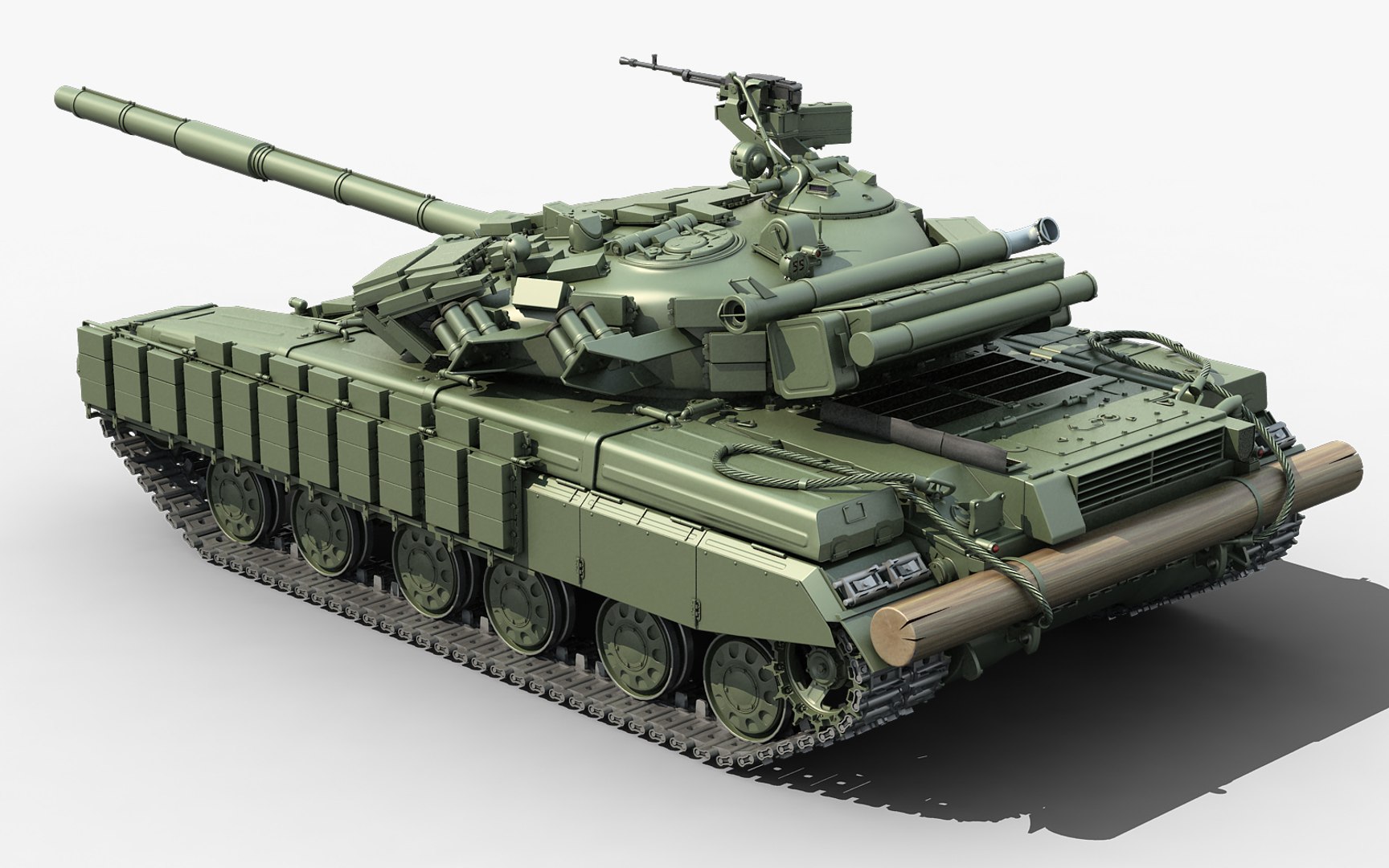 3d Tank T-64 Model
