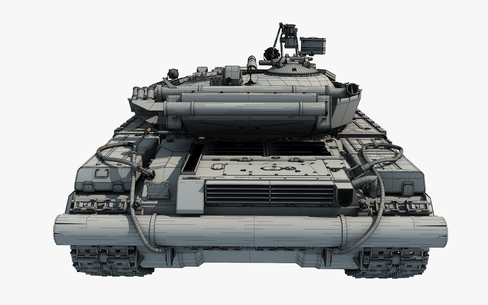 3d tank t-64 model