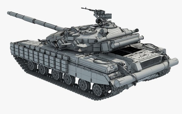 3d tank t-64 model