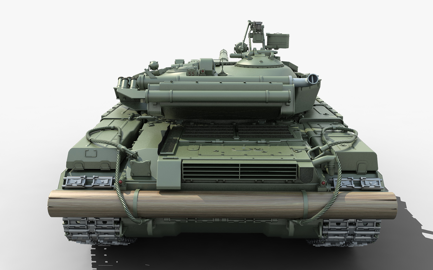 3d tank t-64 model