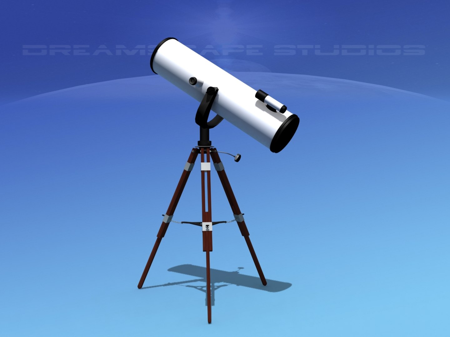 3D telescope reflector model - TurboSquid 1212691