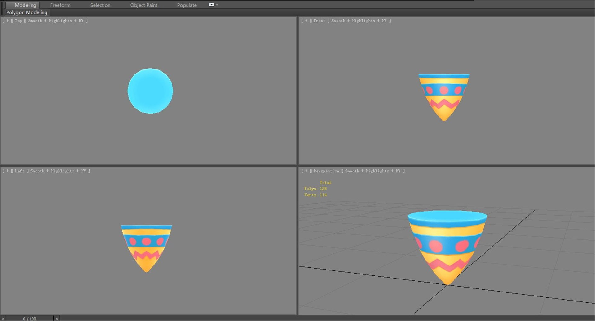 3D Cartoon Spinning Top - Gyroscope Model - TurboSquid 2111949
