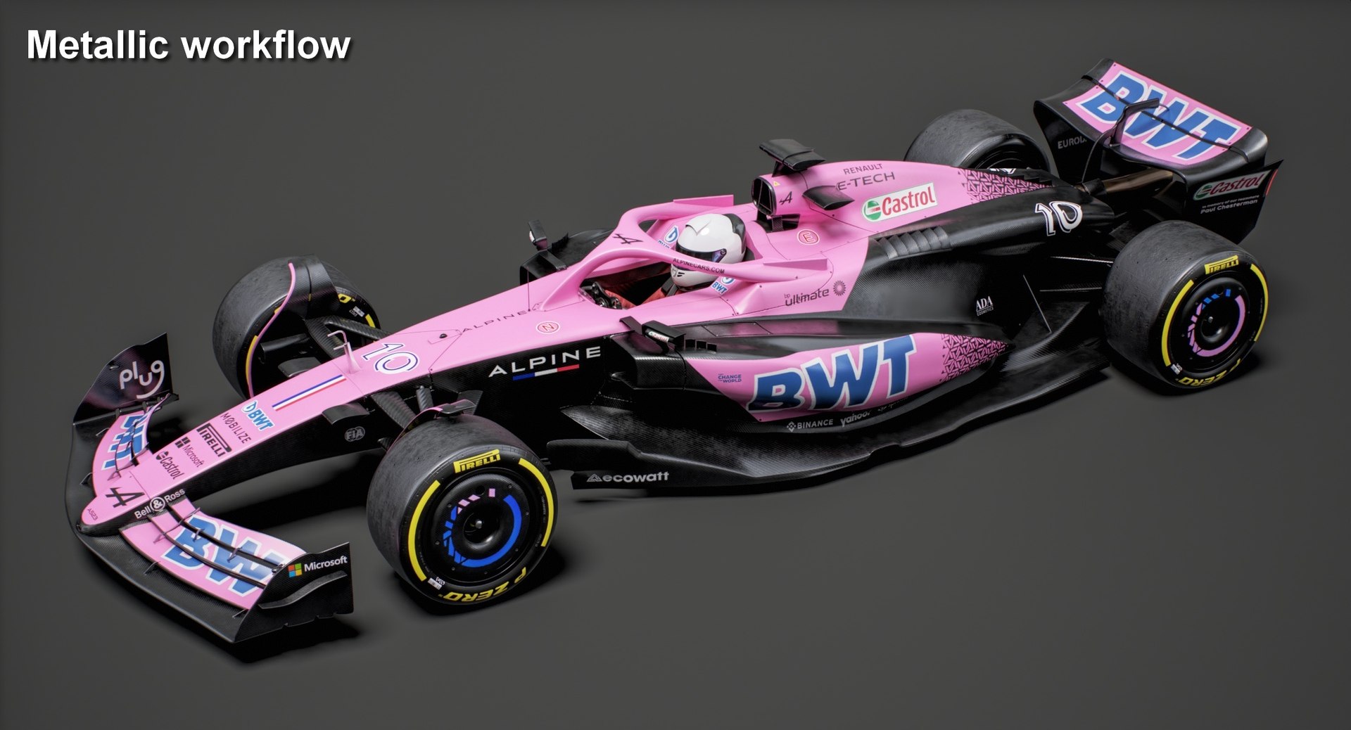 Alpine A523 F1 Team Formula 1 Season 2023 3D - TurboSquid 2048790