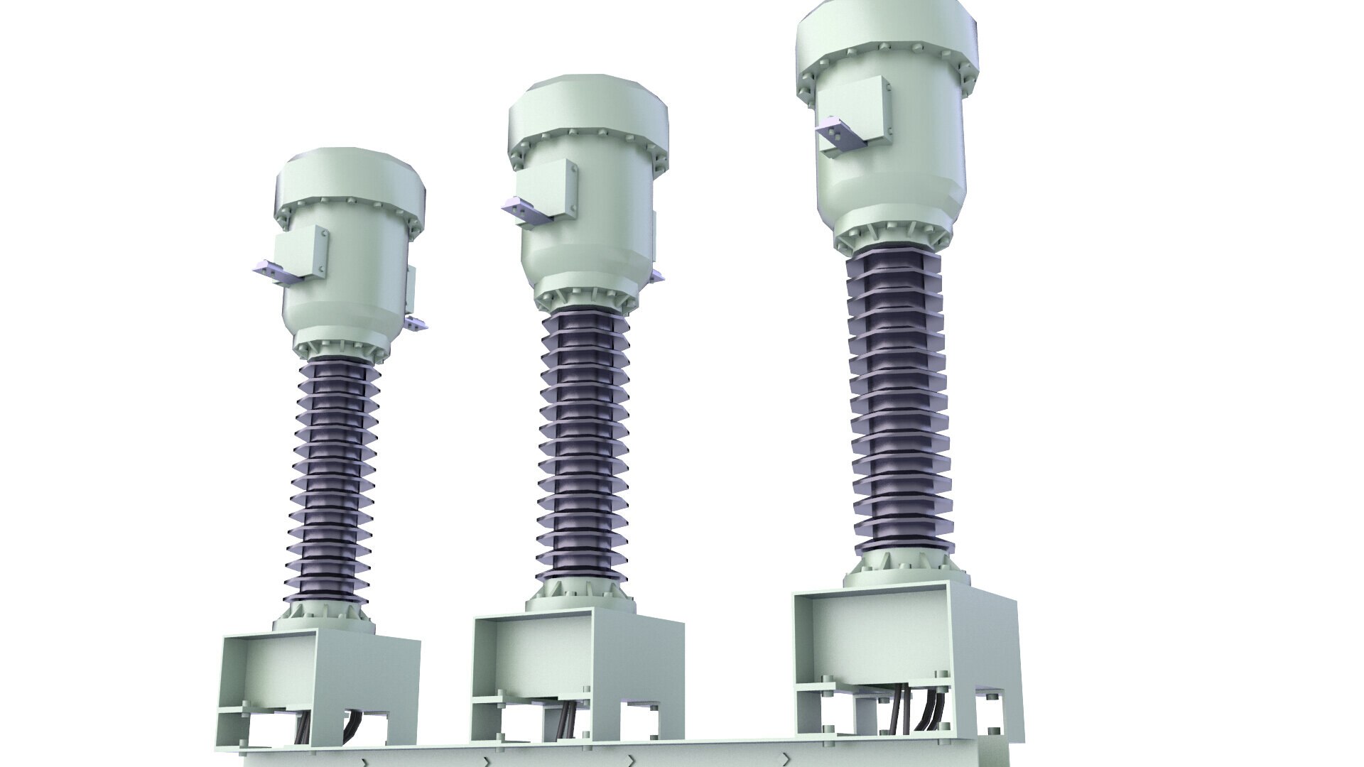 Substation Disconnector Switch Low Poly 26 3D - TurboSquid 2098666