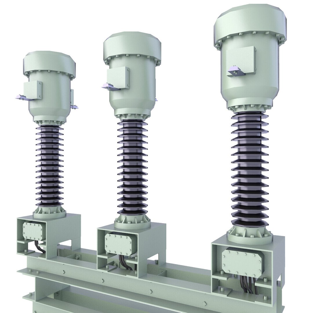 Substation Disconnector Switch Low Poly 26 3D - TurboSquid 2098666