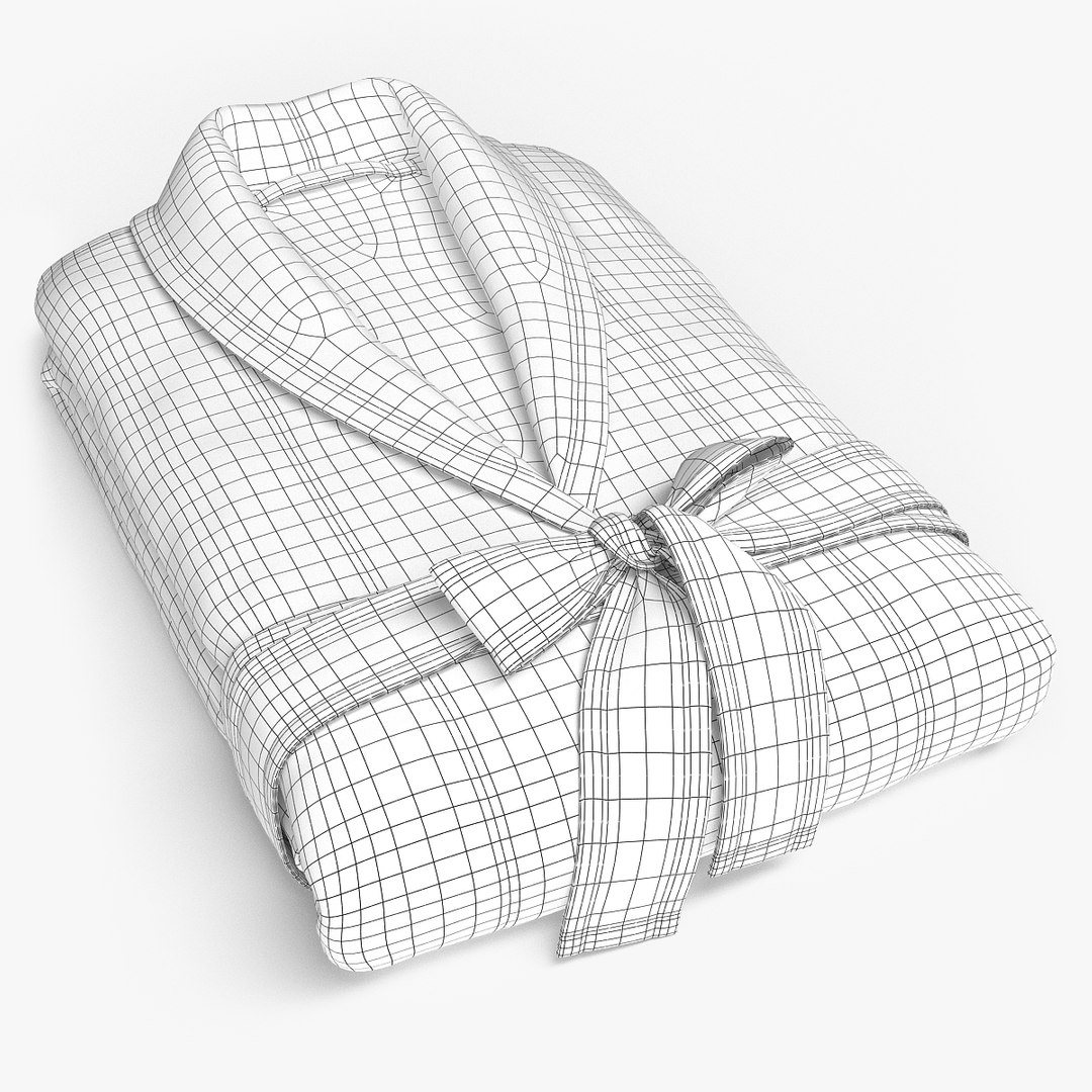 Bathrobe Robe Bath 3d Model